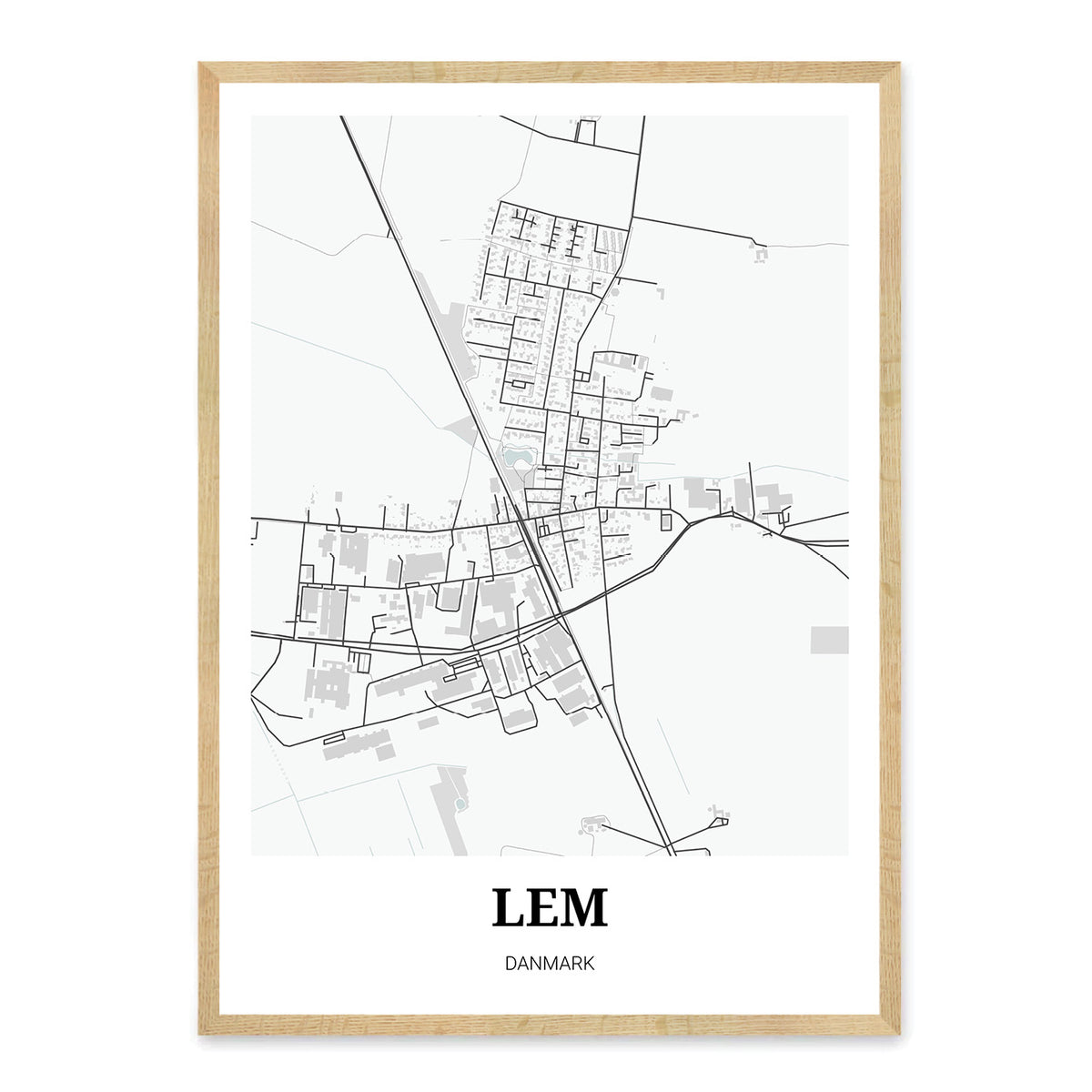 Lem bykort plakat - Fås i flere farver – Homedec.dk