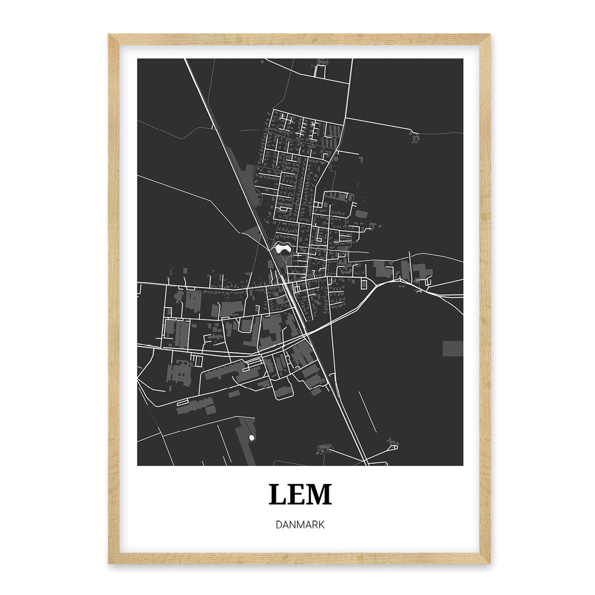 Lem bykort plakat - Fås i flere farver – Homedec.dk
