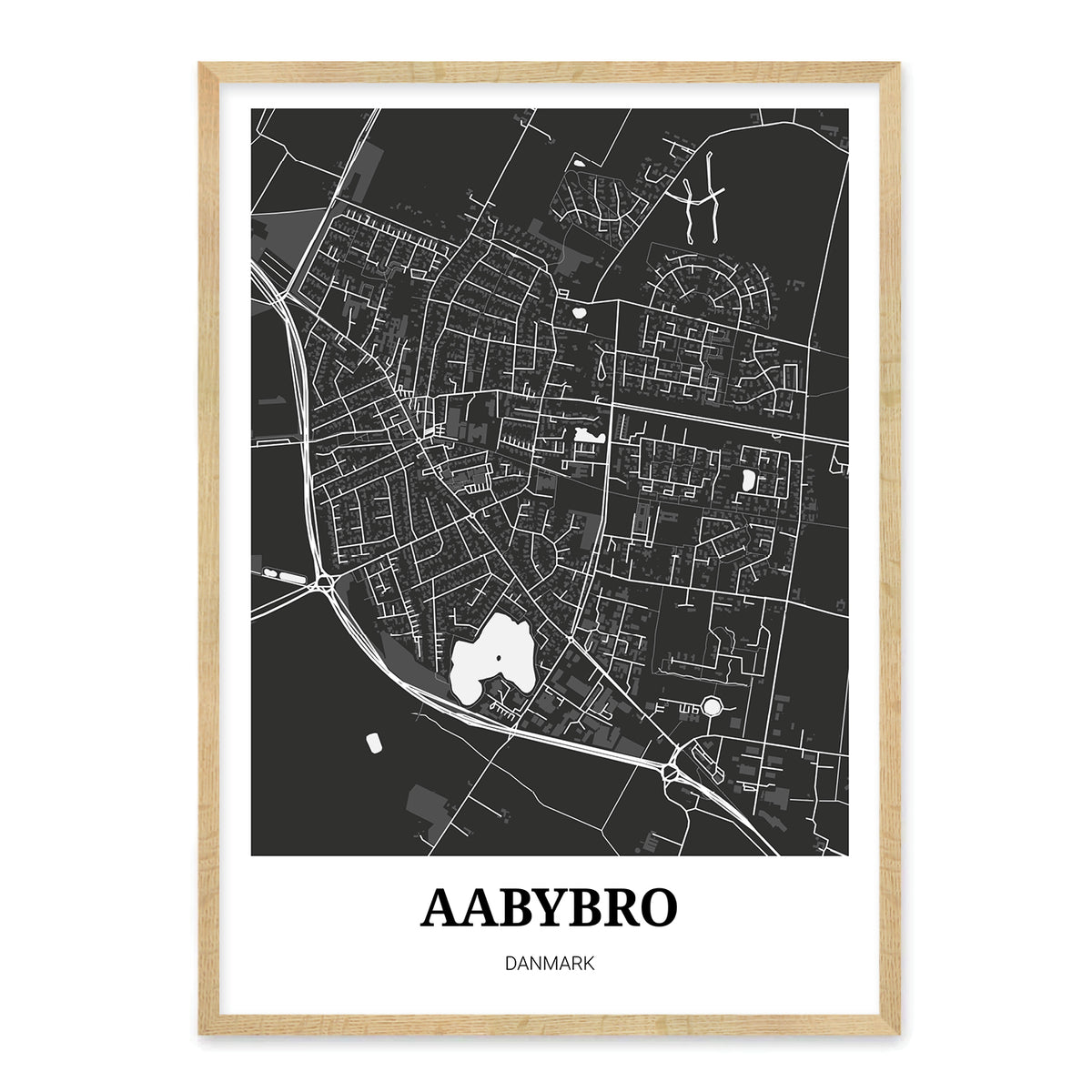 Aabybro bykort plakat – Homedec.dk