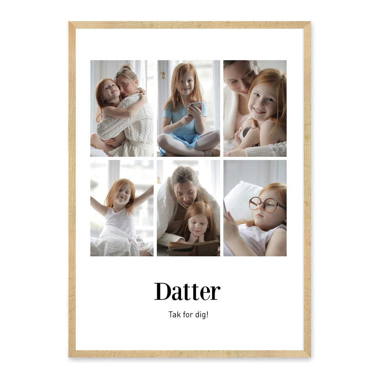 Datter Plakat - Design Selv & Personlig Gave | Homedec.dk