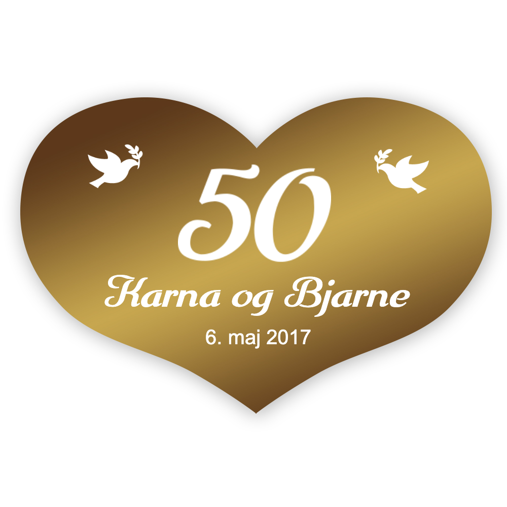 Kobberbryllup Clipart