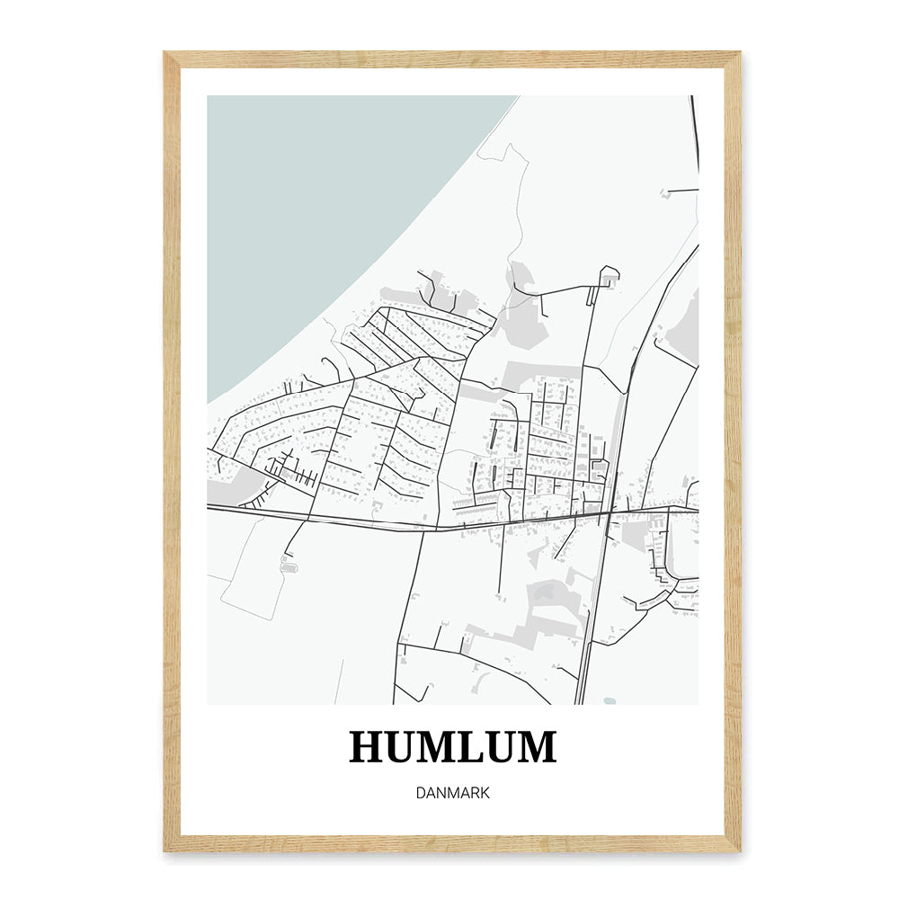 Humlum bykort plakat – Homedec.dk