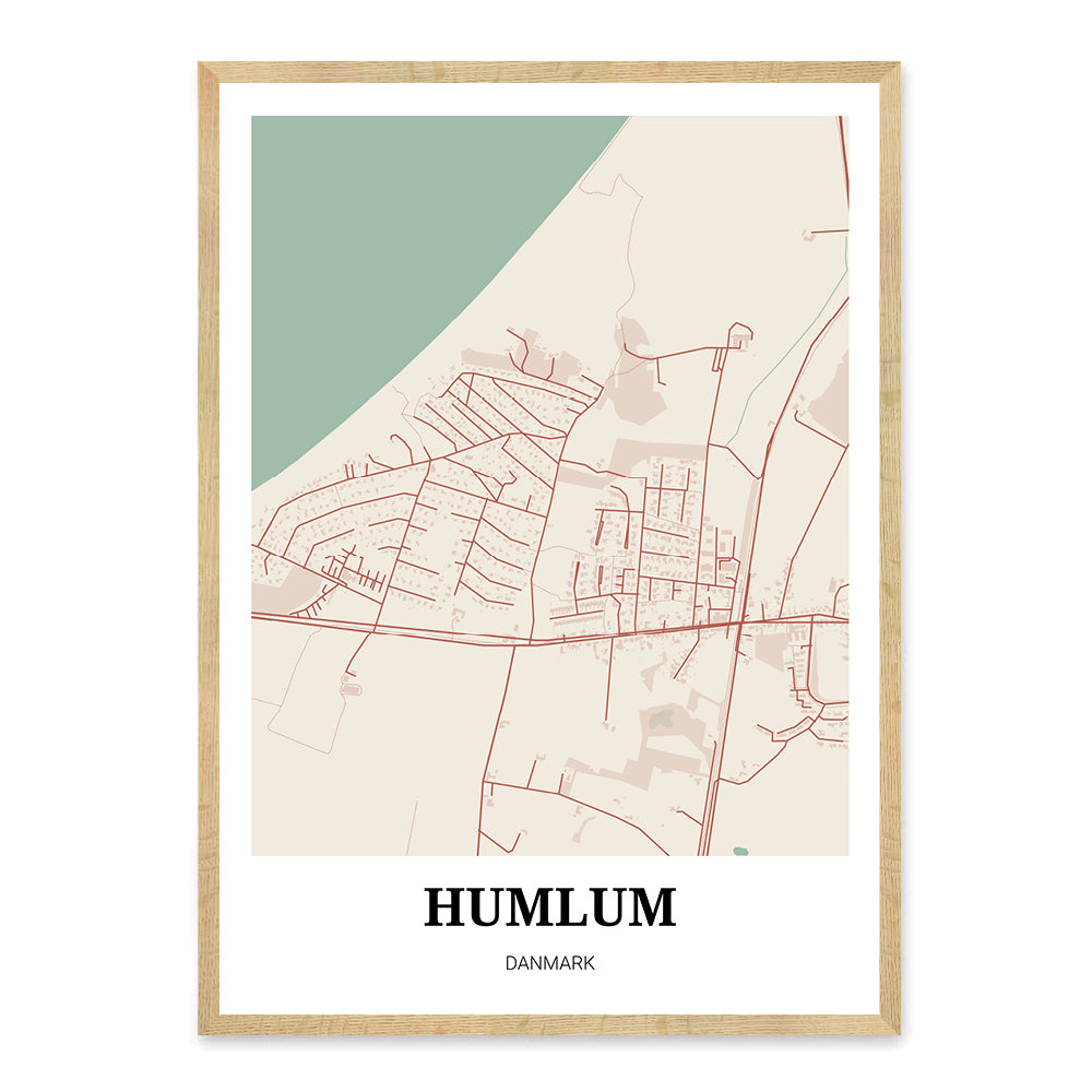 Humlum bykort plakat – Homedec.dk