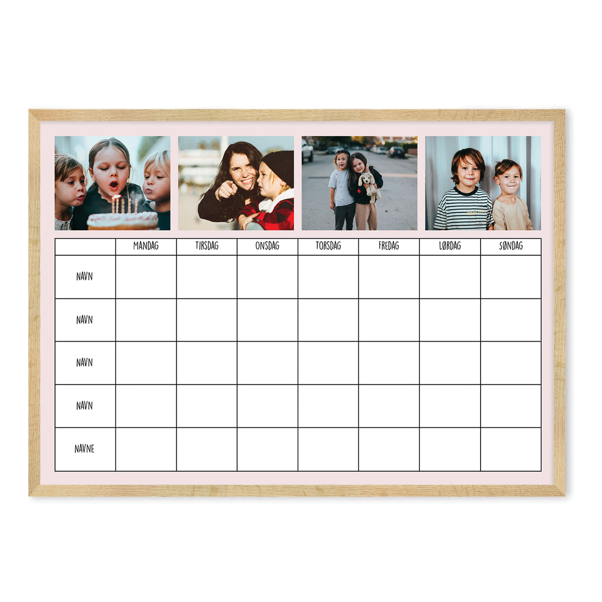 Kalender plakat med ugeplan - design selv – Homedec.dk