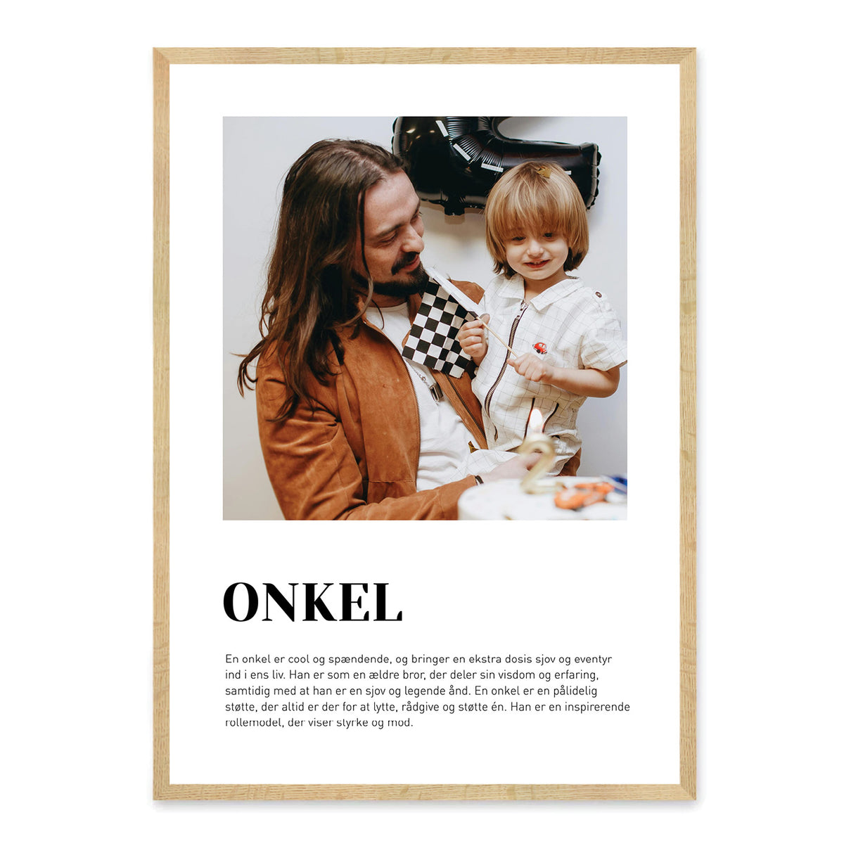 Personlig plakat til onkel – sjov og kærlig gaveidé – Homedec.dk