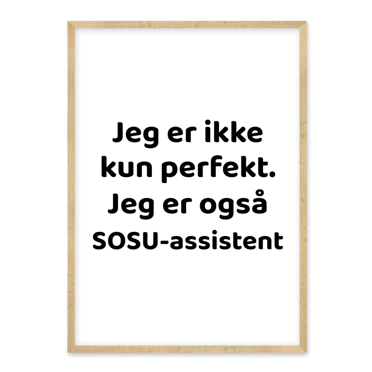 SOSU assistent plakat – Homedec.dk