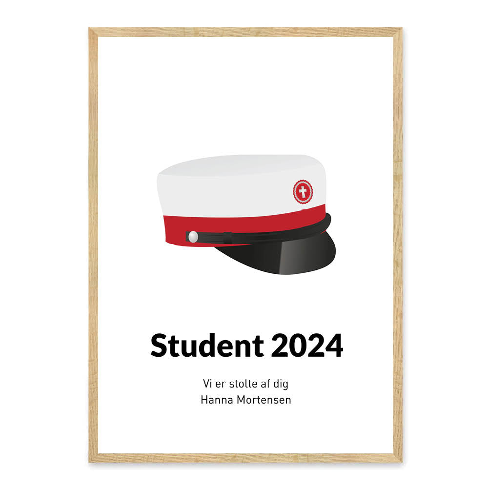Gymnasie Student plakat - STX plakat - Studenter gave 2024 – Homedec.dk