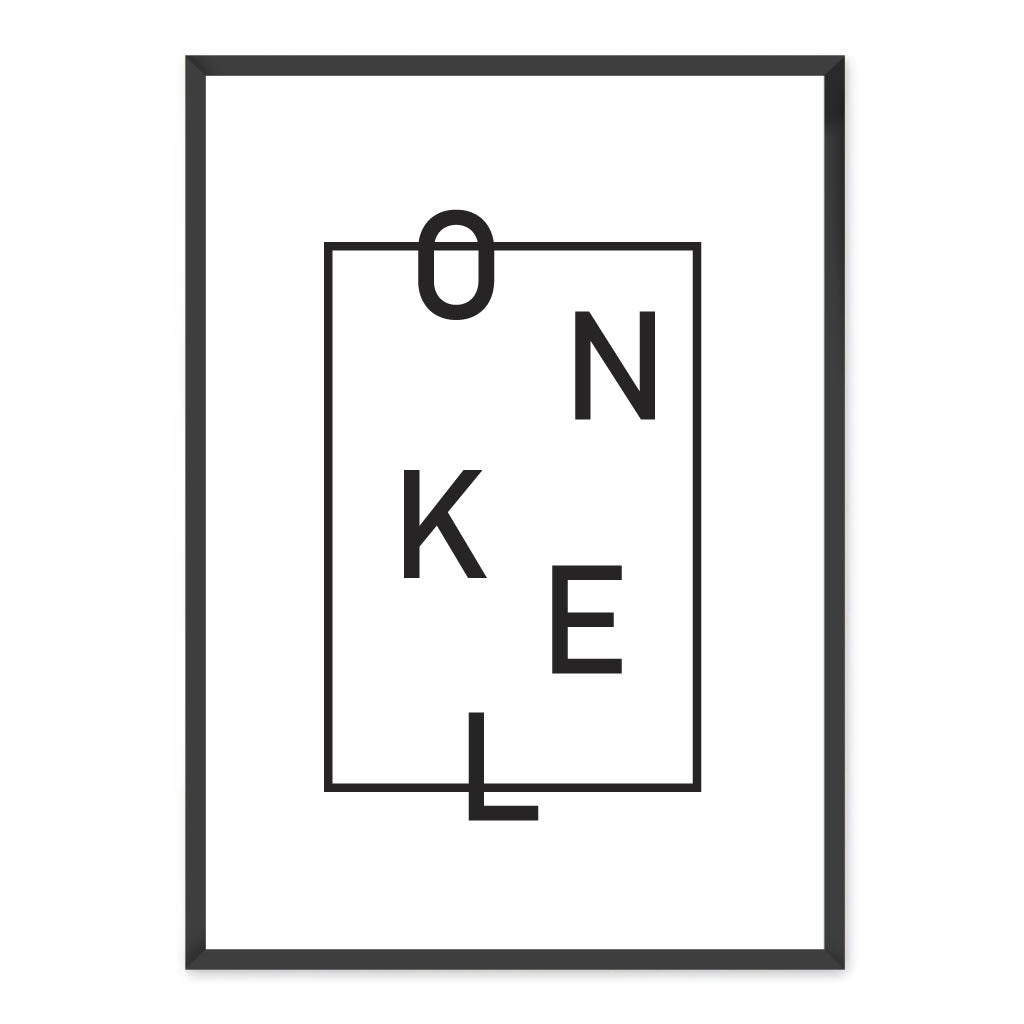 Onkel plakat - den perfekte personlige gave – Homedec.dk