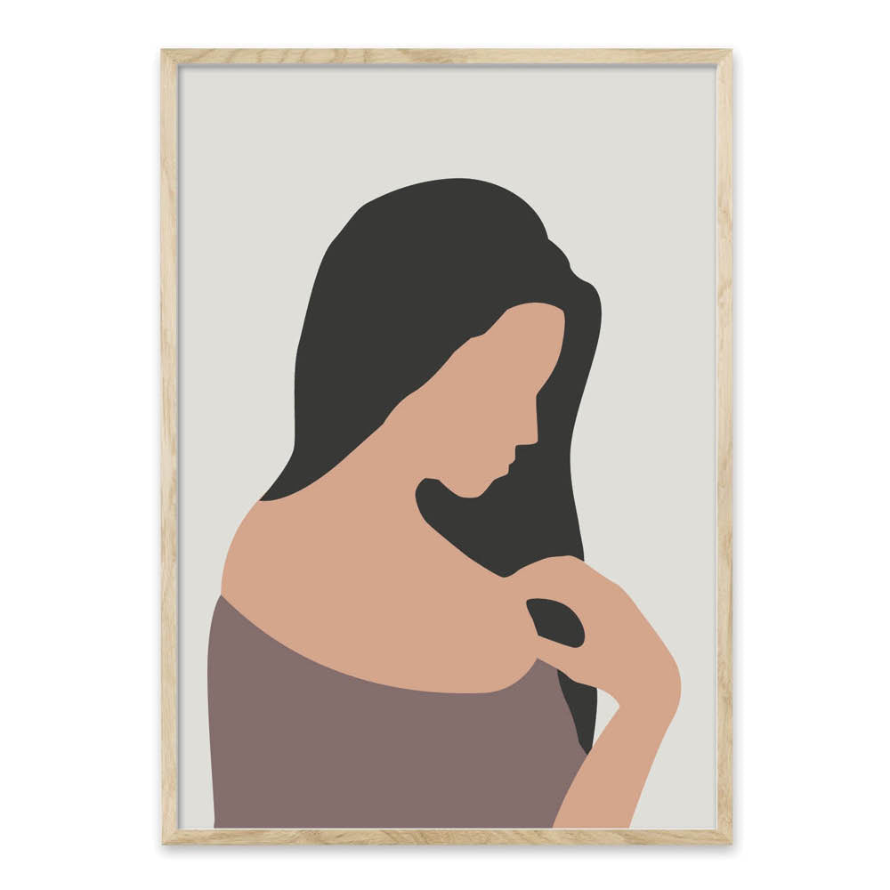 Kvinde print - Boho Chic plakat til det feministiske hjem – Homedec.dk