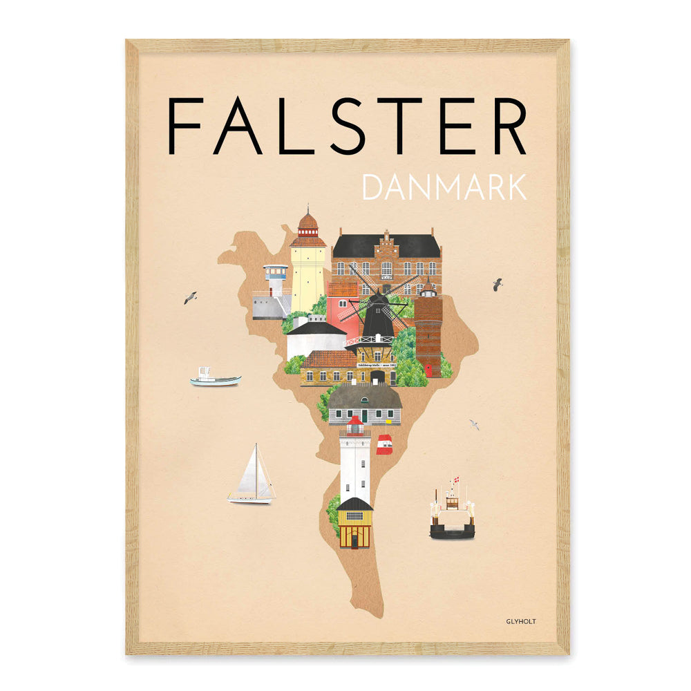 Falster - plakat – Homedec.dk
