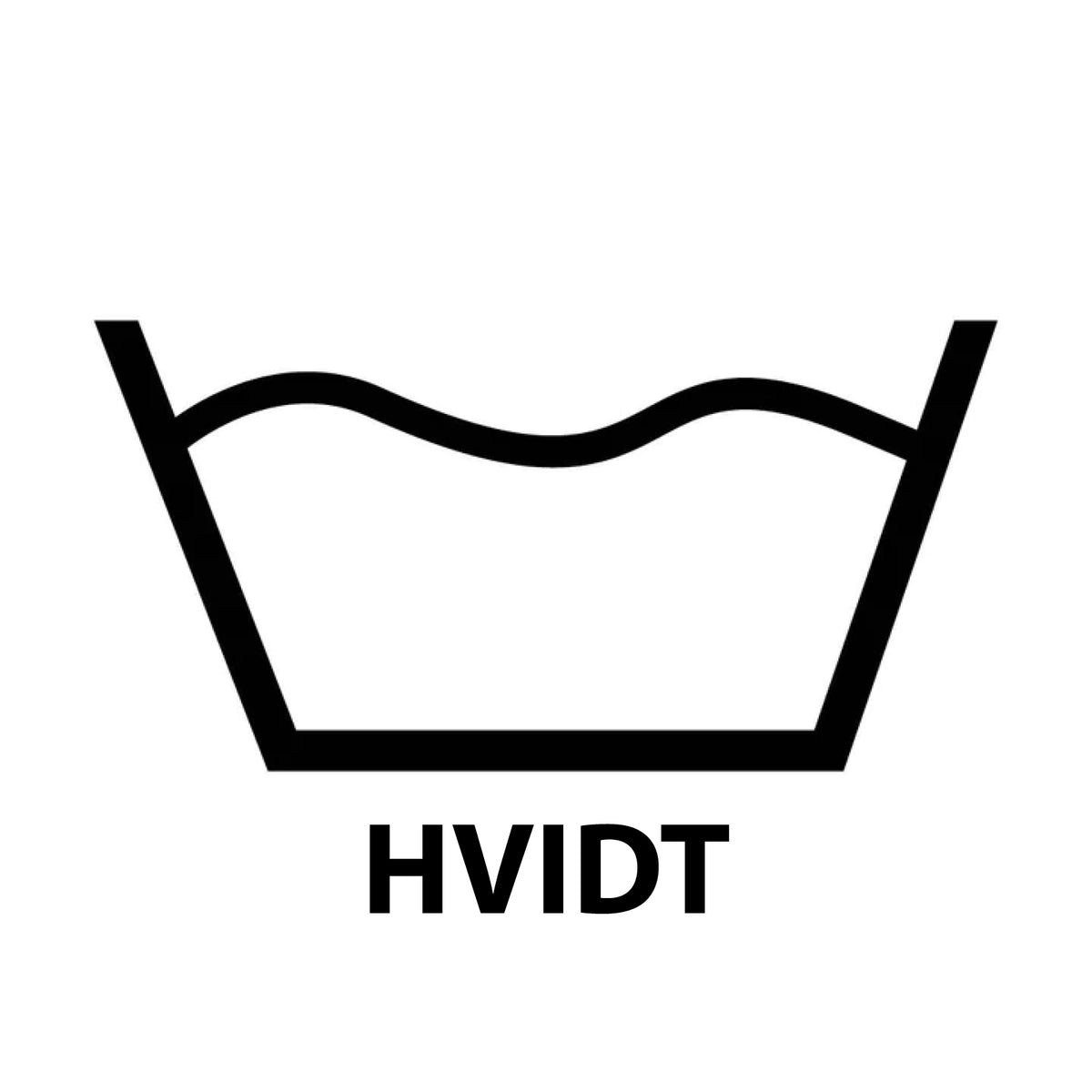 Vaskeanvisninger klistermærker | Billig fragt – Homedec.dk