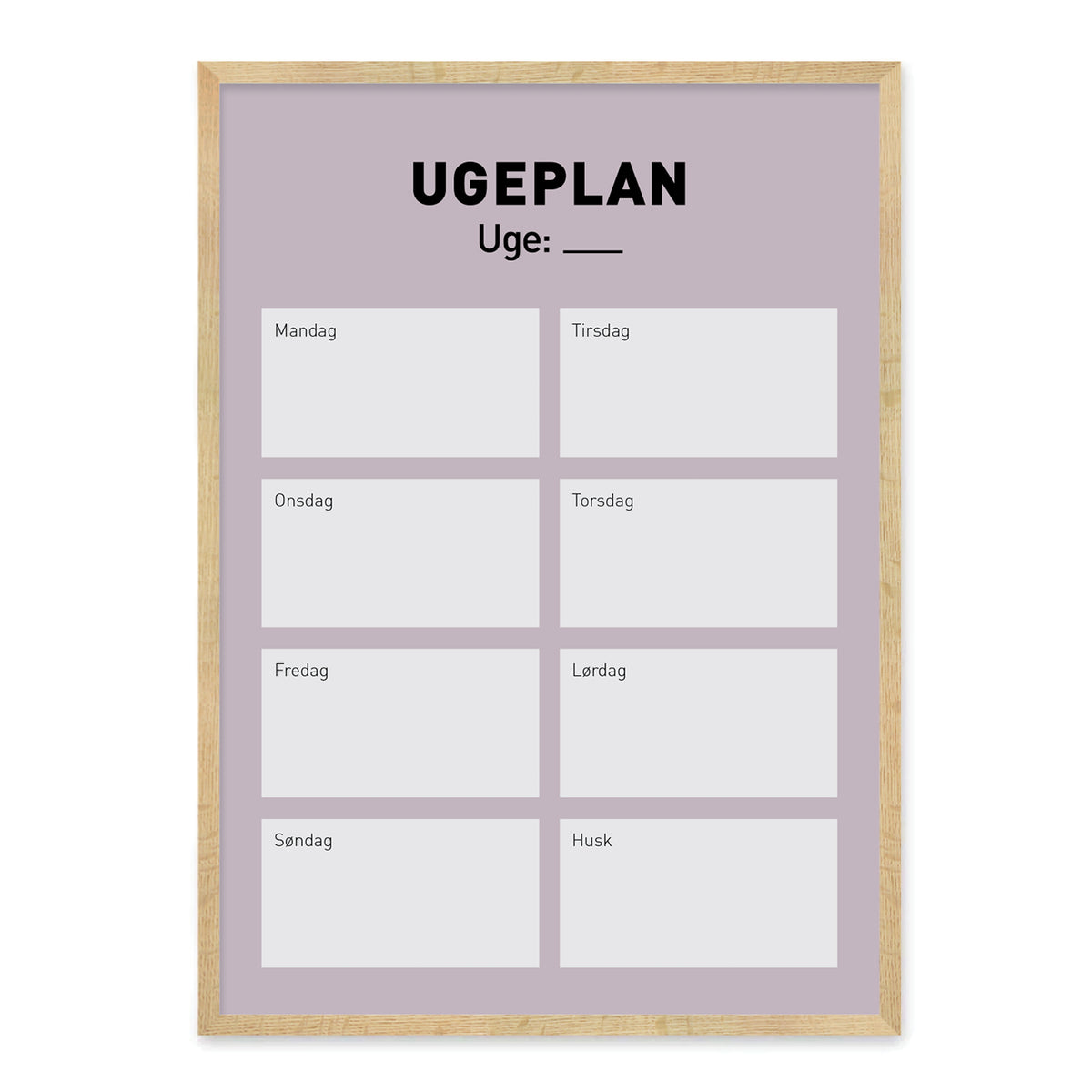 Ugeplan - planlæg din uge med en smart ugeplan – Homedec.dk